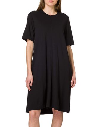 GANT Damen D1. A-LINE Jersey Dress Kleid, Black, XS