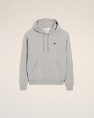 Ami Hoodie Gris Ami De Coeur En Coton Gris - XXXL - Homme