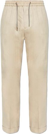 Paul Smith Homme, Pantalons, Beige, Taille: W30 Pantalon &agrave; revers