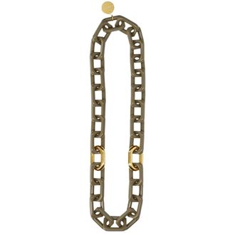 Vanessa Baroni Trendige Halskette mit dicken Gliedern - - Accessories - Damen - Gr&uuml;n - ONE SIZE