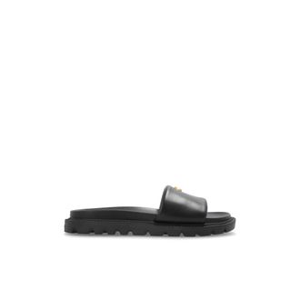 Coach Femme, Chaussures, Noir, Taille: 37 1/2 EU Brynn Slides
