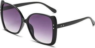 Generic Lunettes De Soleil Tendance &Agrave; Monture Large Et D&eacute;corative For Hommes Et Femmes, Id&eacute;ales For Les F&ecirc;tes, Les Vacances Et Les Photos.(Purple)