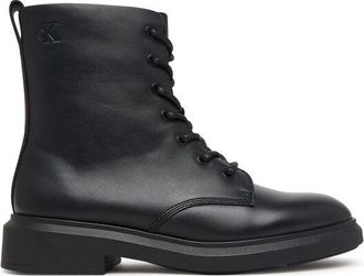 Calvin Klein Schn&uuml;rschuhe Sporty Boot Lace Up Lth HW0HW03188 Schwarz