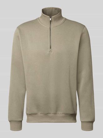 Jack & Jones Regular Fit Sweatshirt mit Troyer-Kragen Modell Bradley