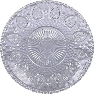 Villa D'Este Home Tivoli Le Sacre Coeur Speiseteller, 25,3 cm, Glas, 6 St&uuml;ck