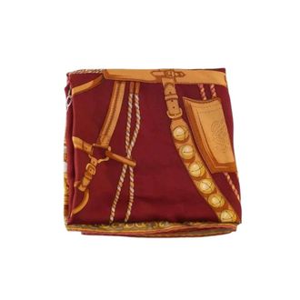 Loewe Pre-owned Carr&eacute; Femme Schal - - Pre-owned - Damen - Rot - ONE SIZE