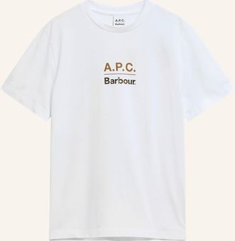 Barbour T-Shirt weiss
