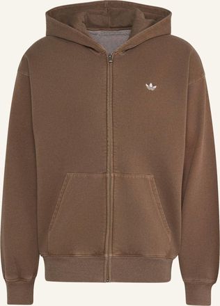 adidas Originals Adidas Originals Trefoil Essentials Washed Kapuzenjacke, Locker Geschnitten braun