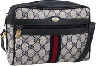 Gucci Sac bandouli&egrave;re vintage Pre-owned - Femme - Pre-owned - Bleu - Taille: ONE Size