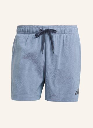 adidas Irisierende Seersucker Badeshorts, 13 Cm blau