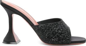 Amina Muaddi 95mm Lupita crystal-embellished sandals - Schwarz