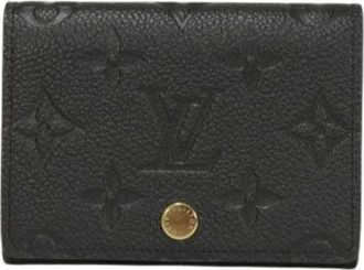 Louis Vuitton unisex, Pre-owned, Noir, Taille: ONE Size Portefeuille en toile Pre-owned