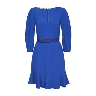 Stella McCartney Lang&auml;rmeliges Kleid - - Dresses - Damen - Blau - S