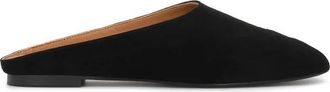 Kazar Femme, Chaussures, Noir, Taille: 36 EU Mules en daim avec d&eacute;coupe sur le devant