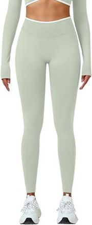 Generic Les pantalons de yoga avec une taille douce et contrast&eacute;e sont parfaits comme couche de base pour lentra&icirc;nement hivernal, le bodyforming et le fitness