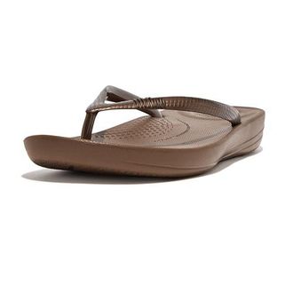 FitFlop IQUSHION TM ERGONOMIC FLIPFLOP- BRONZE - Women - 6