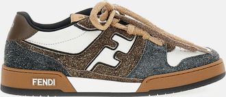 Fendi Match Mix Sneakers Aus Veloursleder