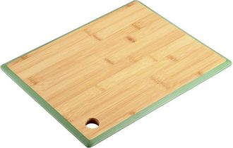 KESPER | Schneidbrett, Material: Bambus, Maße: 35 x 26 x 1,5 cm, Farbe: Braun, Grün | 58281