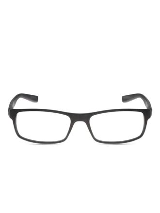 Nike lunettes de vue à monture rectangulaire - Noir