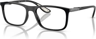 Ray-Ban Rb7222m Optics Scuderia Ferrari Collection Schwarz Fassung Klar Glas Polarisiert 54-18