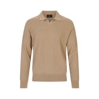 HUGO BOSS Homme, Pulls, Brun, Taille: S L-Umbarto Sweater