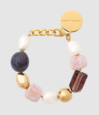 Vanessa Baroni Bracelet Ibiza Ivory Rose Marble