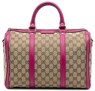 Gucci Hobo Bags - Medium GG Canvas Joy Boston Bag - Gr. unisize - in Braun - f&uuml;r Damen