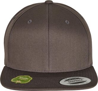 Flexfit Unisex-Adult Organic Cotton Snapback Baseball Cap, darkgrey, Einheitsgröße