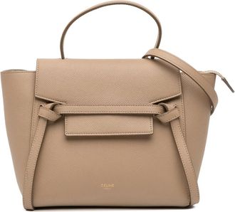 Celine Hobo Bags - Nano Grained Calfskin Belt Bag - Gr. unisize - in Braun - für Damen
