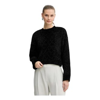 A|X Armani Exchange Rundhals-Strickpullover - - Knitwear - Damen - Schwarzk - M