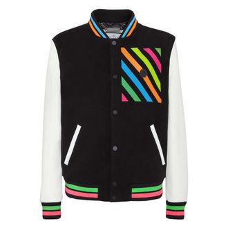Philipp Plein Herren, Jacken, Schwarzk, LGr&ouml;&szlig;e