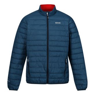Regatta Herren Jacke Wanderjacke Outdoorjacke Steppjacke Hillpack II, Farbe:Blau, Artikel:-M04 moonligt Denim, Größe:2XL