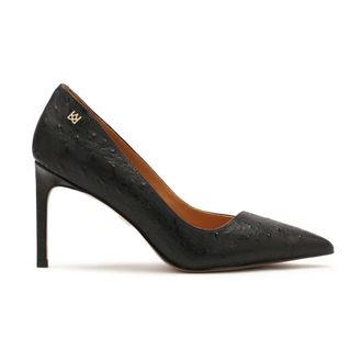 Kazar Elegante schwarze Pumps mit gepr&auml;gtem Muster - - Shoes - Damen - Schwarzk - 36 EU
