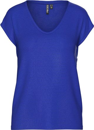 Pieces Pcbillo Tee Lurex Stripes JRS Noos Bc