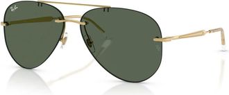 Ray-Ban Lunettes de soleil Aviator - unisex - Accessoires - Jaune - Taille: 59 MM