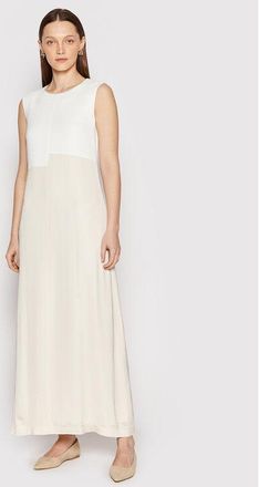 PESERICO Peserico Sommerkleid E02951 Beige Relaxed Fit