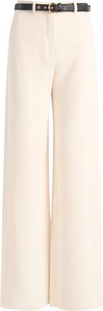 Max Mara Femme, Pantalons, Beige, Taille: 36 FR Mstamico Wide Leg Pantalons