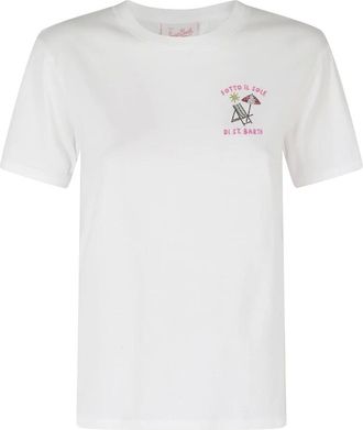 MC2 Saint Barth Femme, Tops, Blanc, Taille: 42 FR Emilie T-Shirt