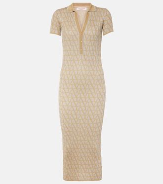 Valentino Robe midi Toile Iconographe en jacquard