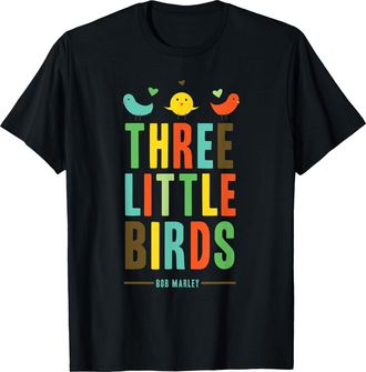 Bob Marley Official Three Little Birds T-Shirt