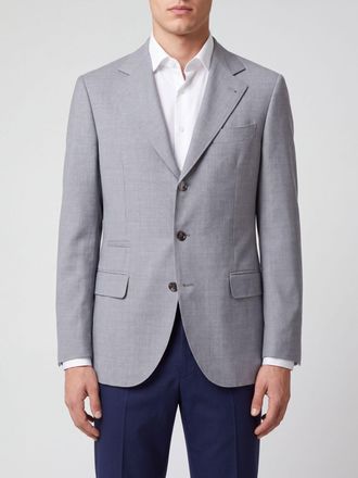 Brunello Cucinelli Blazer droit en laine et soie