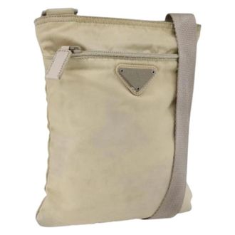 Prada Pre-owned Nylon Cross Body Bag - - Pre-owned - Damen - Beige - ONE SIZE