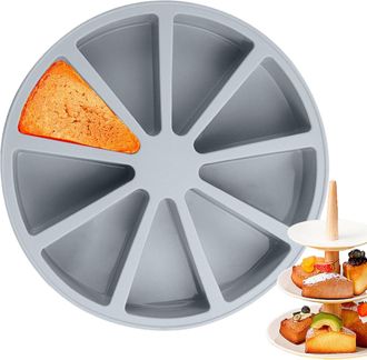 Generic Silikon-Kuchenform - Pizzaschneiderform, Silikonformen, dreieckige Kuchenformen, dreieckige Pizza-Form, Scone Pan Zuhause, Restaurants, Bäckerei, Koch