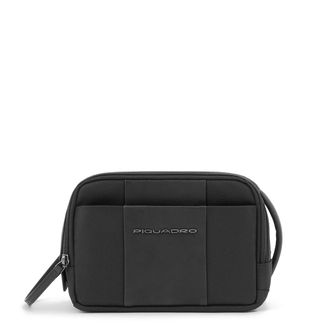 Piquadro Trousse de toilette en tissu - unisex - Sacs - Noir - Taille: ONE Size