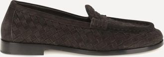 Bottega Veneta Silenzio Intrecciato Loafers Female 36