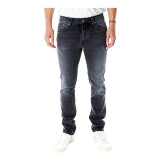 Nudie Jeans Slim Fit Jeans - - Jeans - Herren - Schwarzk - W32 L36