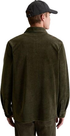 Marc O'Polo Denim Langarmshirt aus softem Frottee-Cord, relaxed fit, Kentkragen