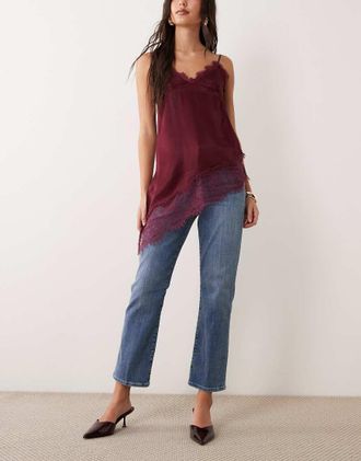 Good American Good Legs - Gerade geschnittene Jeans in hellblauer Waschung