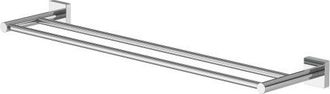 Lenz 2267202 RAIN Badetuchhalter doppelt, Chrom