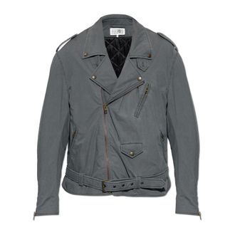 Maison Margiela Homme, Vestes, Gris, Taille: M Veste Isol&eacute;e Avec &Eacute;paulettes